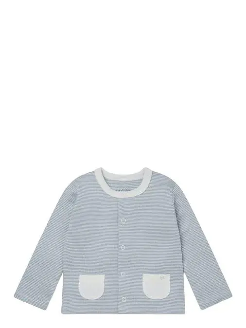 MORI Cardigan - Blue Stripe
