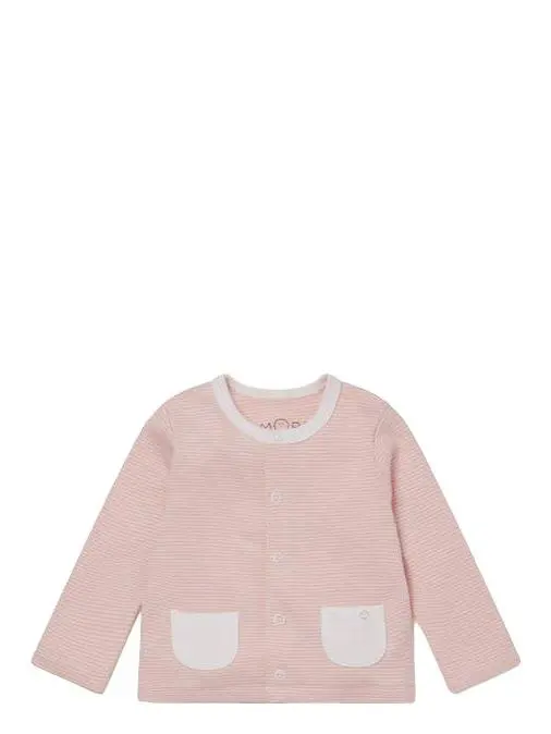 MORI Cardigan - Blush Stripe