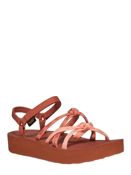 Teva Kena Slim Midform Sandal - Terracotta Multi