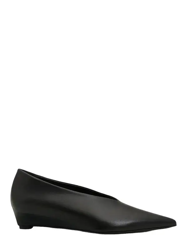 Ami Pointed-toe Wedge Pumps - Black