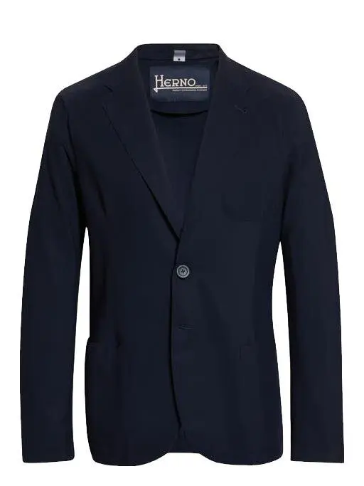 Herno Lightweight Stretch Scuba Knit Sport Coat - 9200 Navy
