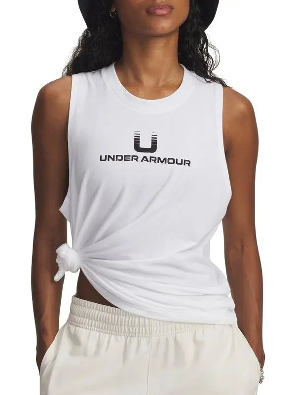 Under Armour Varsity U Tank - White//black