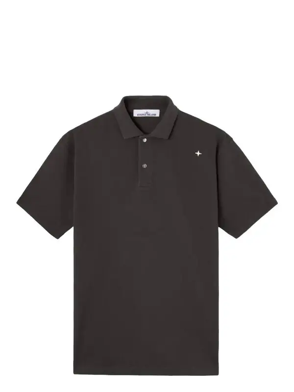 Stone Island Organic Cotton Polo Shirt - Grey