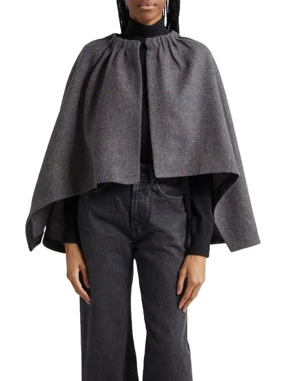 DIOTIMA Winsome Wool Cape - Slate