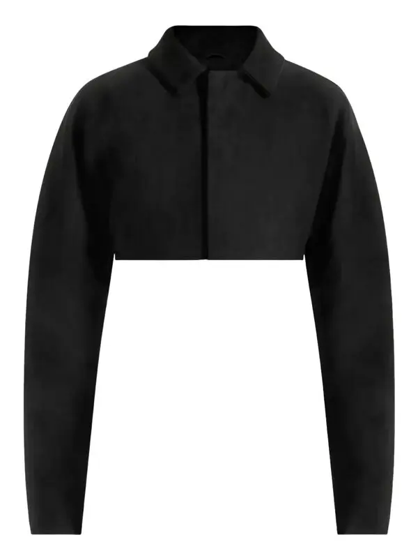 Manière De Voir Balloon Sleeves Jacket - Black