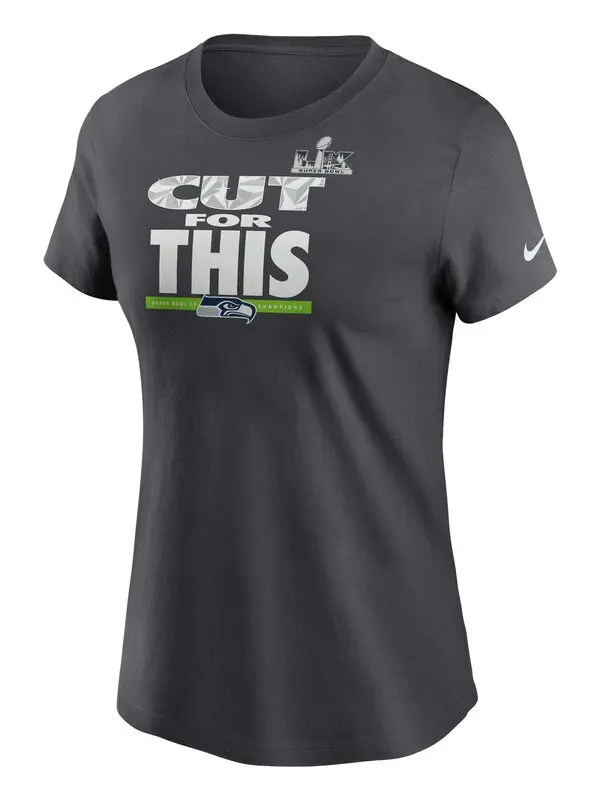 Nike Seattle Seahawks Super Bowl Lx Champions Parade Nfl T-shirt - Black