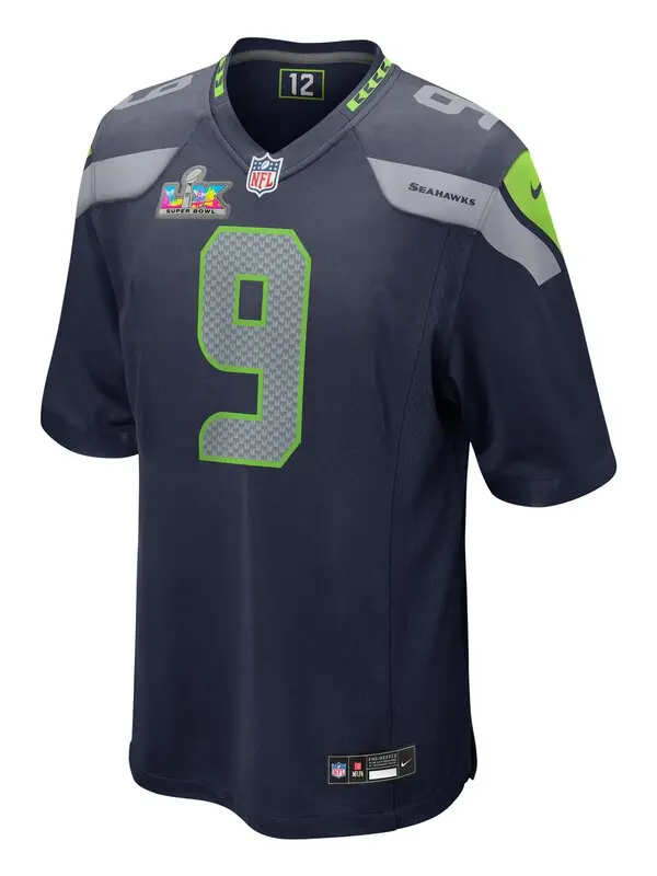 Nike Kenneth Walker Iii Seattle Seahawks Super Bowl Lx Nfl Game Jersey - Blue
