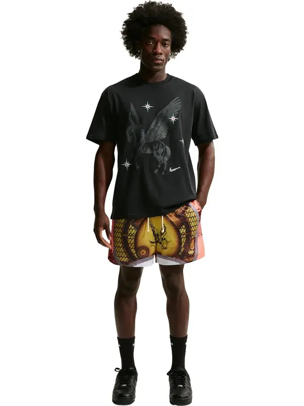 Nike Standard Issue Dri-fit 5" Practice Mesh Basketball Shorts - Orange