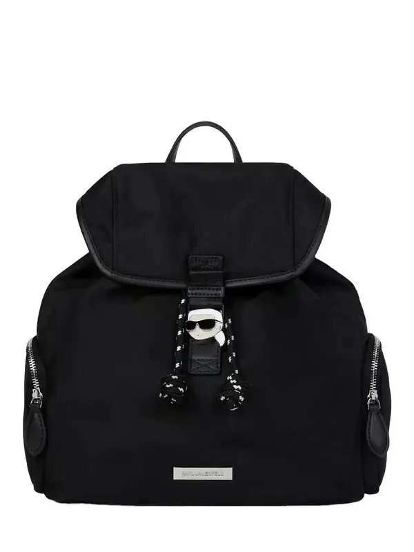 Karl Lagerfeld Small Ikon Backpack - Black