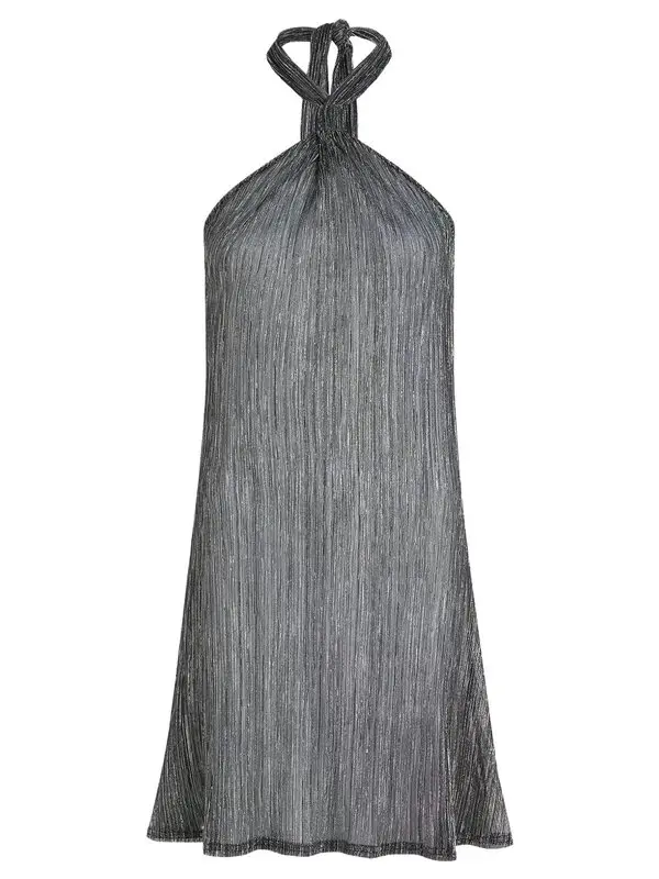 Karl Lagerfeld Metallic Beach Dress - Black