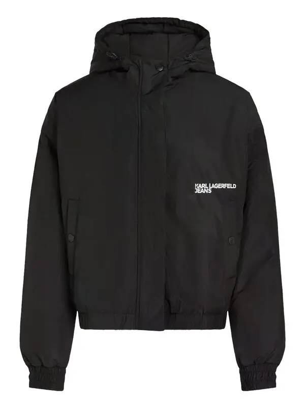 Karl Lagerfeld Hooded Jacket - Black
