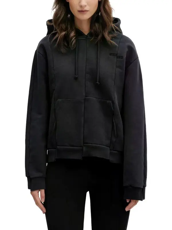 Vetements Drawstring Hoodie - Black