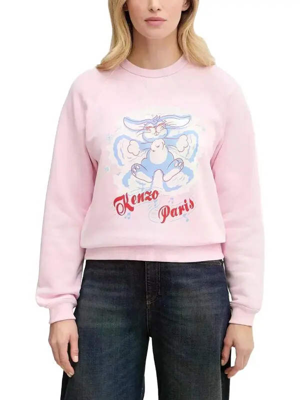 Kenzo Graphic Print Sweatshirt - Pink