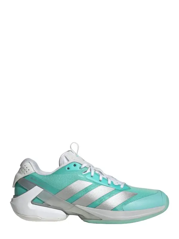 Adidas Adizero Ubersonic 5 Tennis Shoes - Flash Aqua / Silver Metallic / Blush Pink