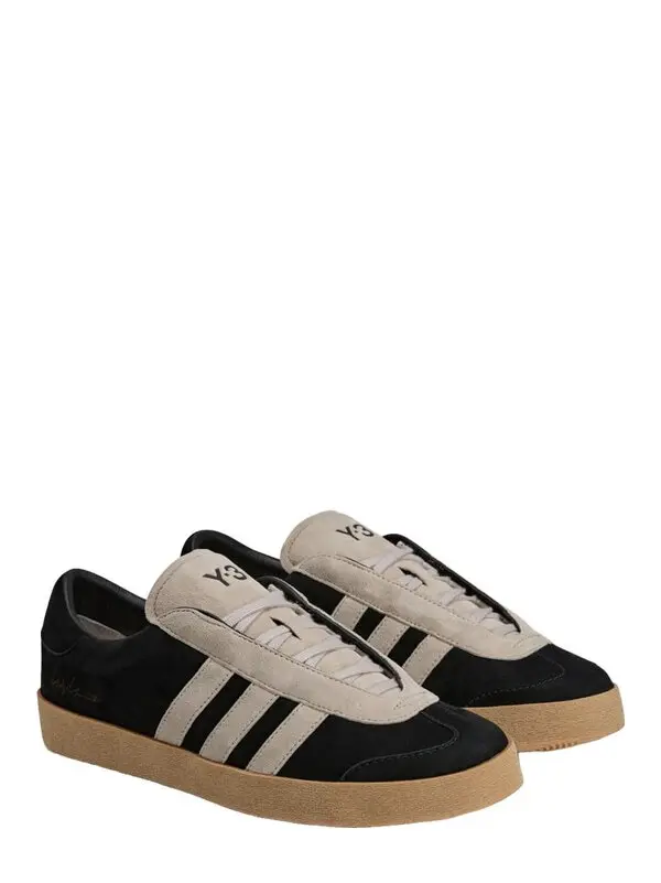 Adidas Y-3 Gazelle Sneakers - Black / Black / Light Brown