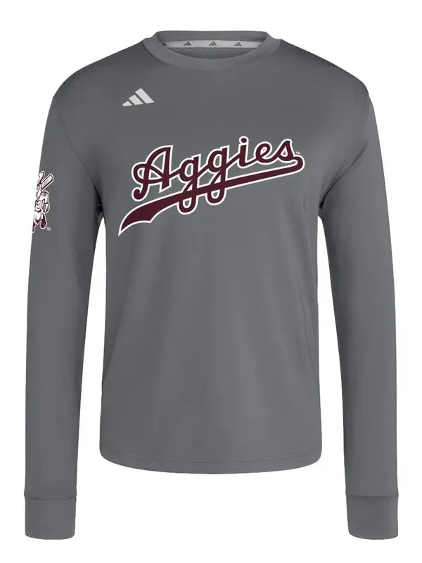 Adidas Dugout Crewneck - Team Dark Grey / White / Ncaa-tam-741