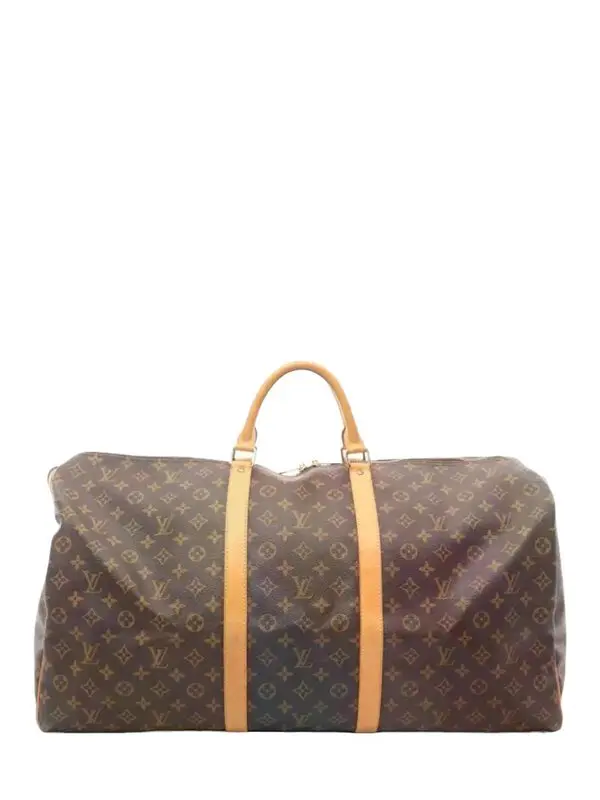LOUIS VUITTON 1997 60 Keepall Luggage - Brown