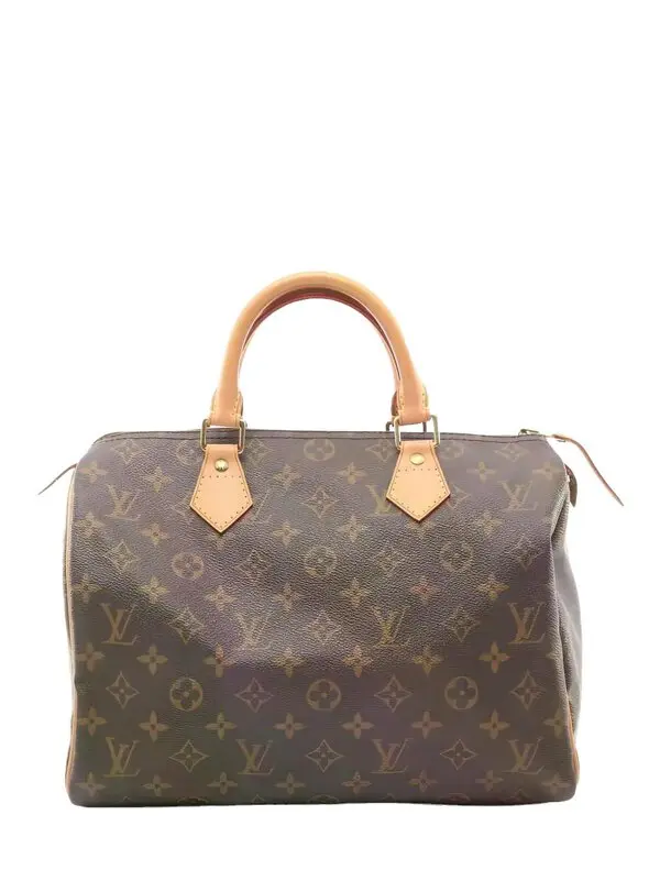 LOUIS VUITTON 2008 30 Speedy Monogram Tote - Brown