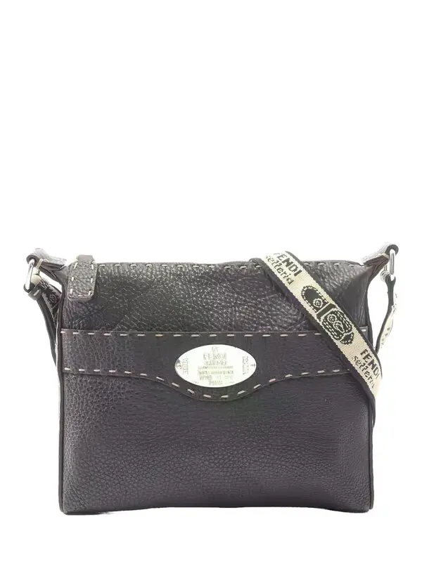 Fendi 2000s Leather Crossbody Bag - Brown