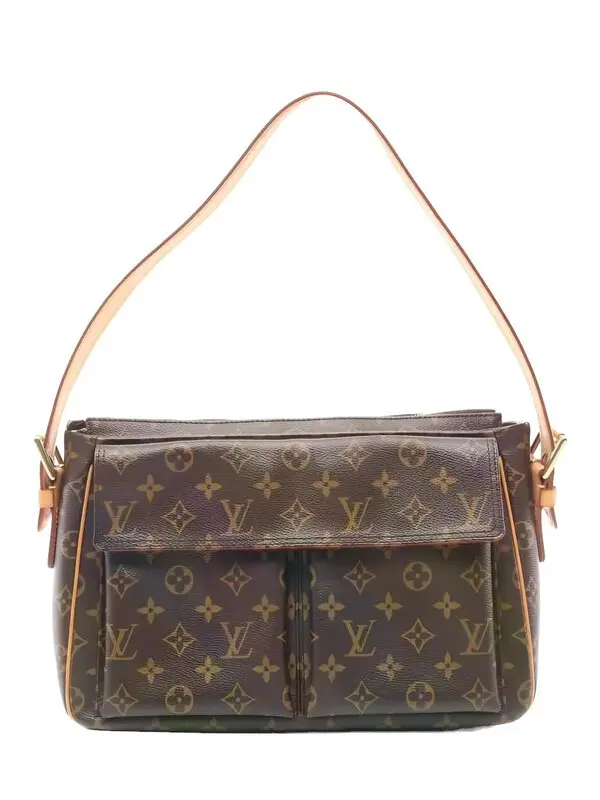 LOUIS VUITTON 2005 Monogram Shoulder Bag - Brown