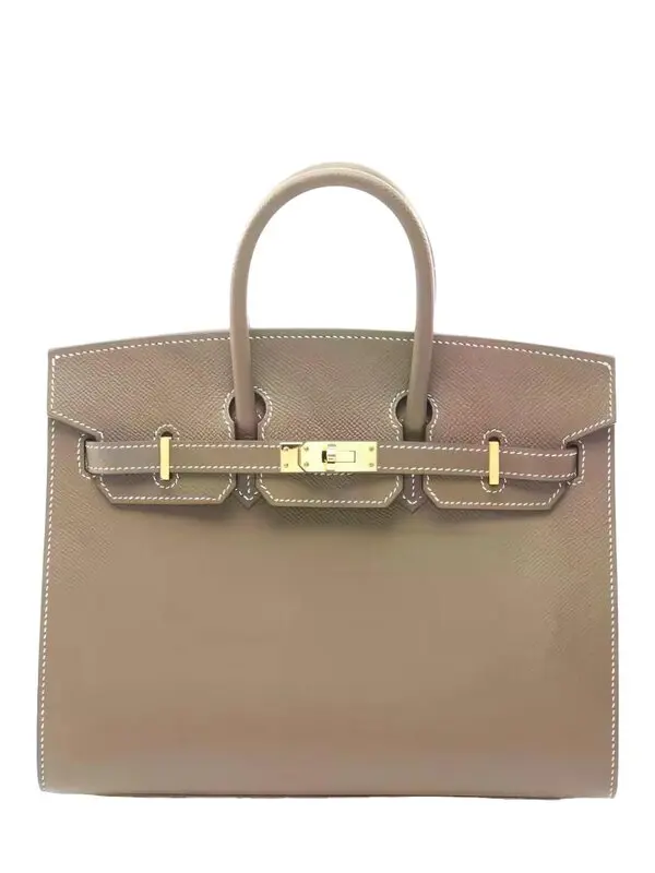 Hermès 2021 Birkin 25 Leather Tote Bag - Neutrals
