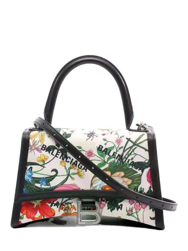Gucci X Balenciaga Floral-print Mini Bag - White