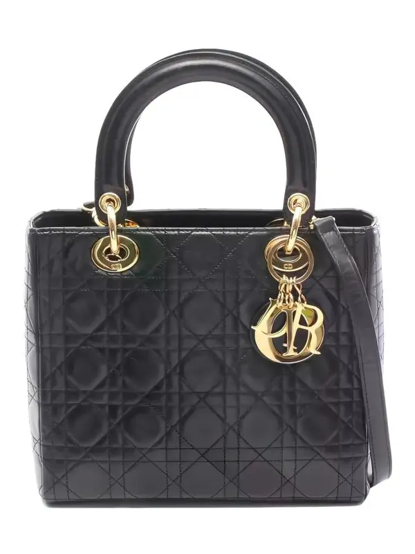 Dior 2010s Lady Handbag - Black