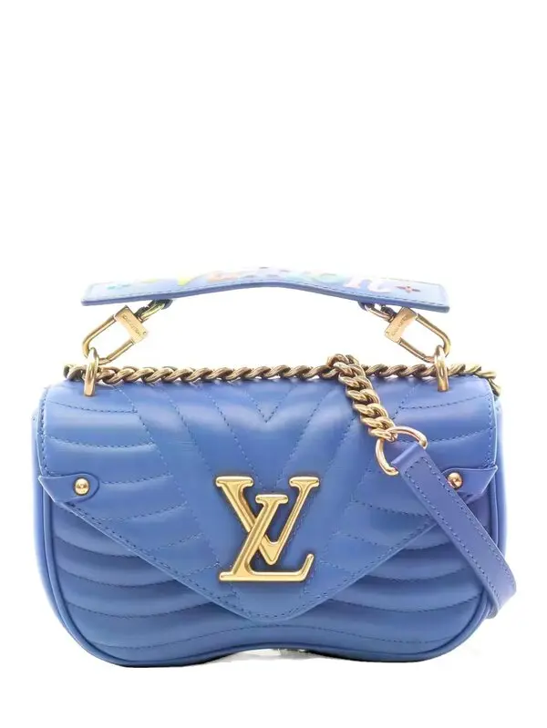 LOUIS VUITTON 2019 New Wave Pm Quilted Chain Shoulder Bag - Blue