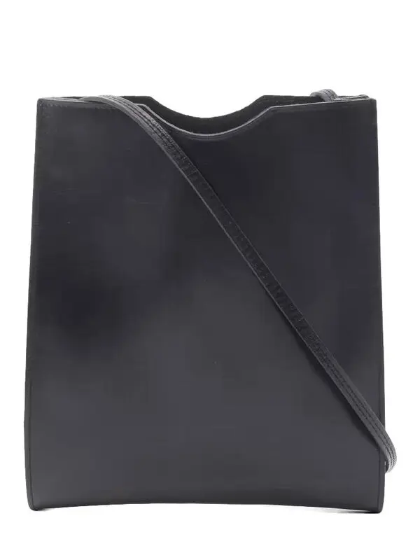 Hermès Onimetu Leather Shoulder Bag - Black