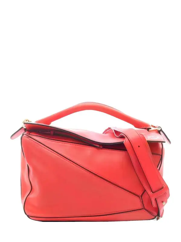 Loewe 2010s Puzzle Handbag - Red