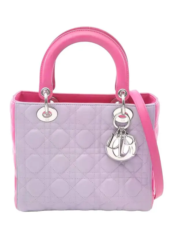 Dior 2010s Lady Handbag - Purple