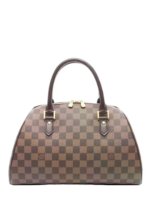 LOUIS VUITTON 2004 Rivera Mm Damier Ebene Tote Bag - Brown