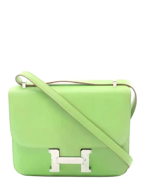 Hermès 2012 Silver-hardware Crossbody Bag - Green
