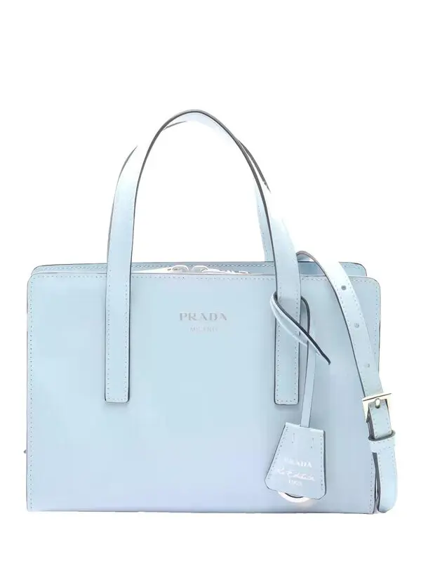 Prada 2010s Re-edition 1995 Spazzolato Handbag - Blue