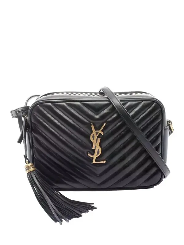 Saint Laurent 2010s Lou Camera Bag - Black