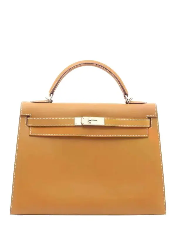 Hermès 2005 32 Kelly Leather Handbag - Brown