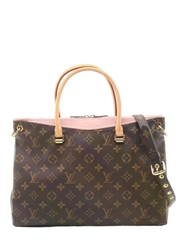 LOUIS VUITTON 2015 Pallas Monogram Handbag - Brown