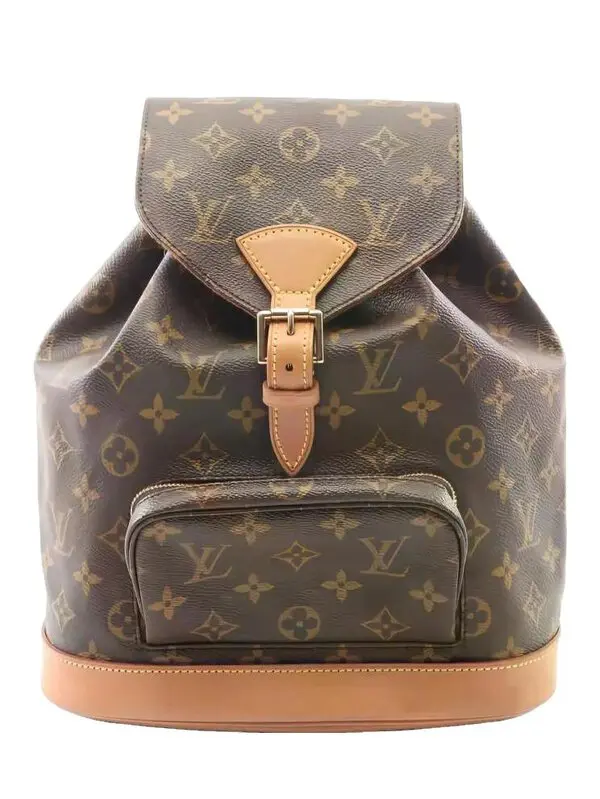 LOUIS VUITTON 1998 Mm Montsouris Monogram Backpack - Brown