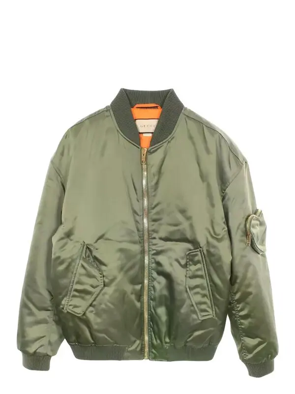 Gucci 2010s Heart-pocket Bomber Jacket - Green