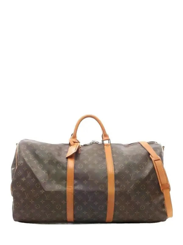 LOUIS VUITTON 2000s Monogram Boston Bag - Brown