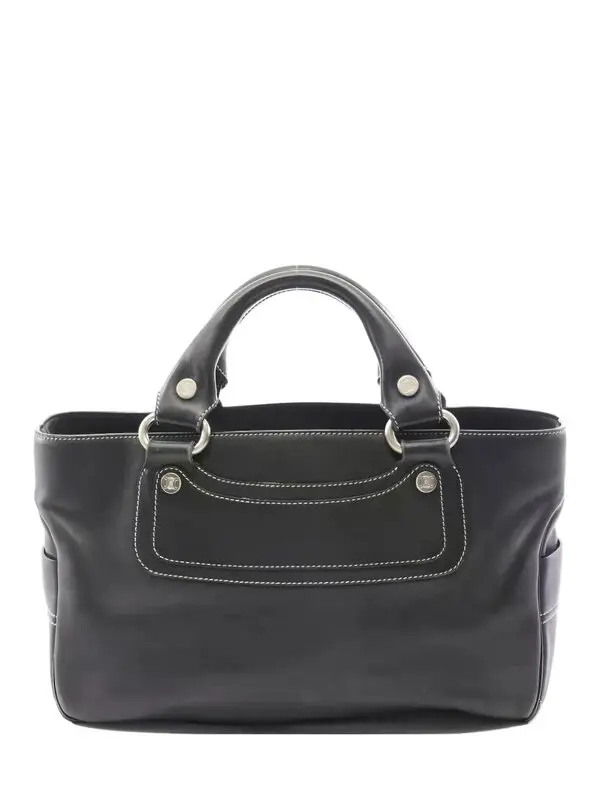 Celine 2000s Boogie Leather Handbag - Black