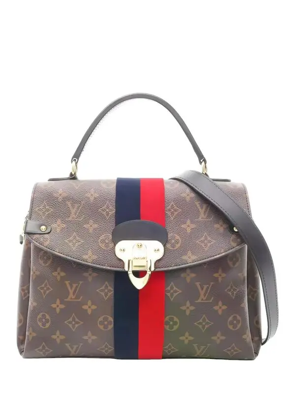 LOUIS VUITTON 2021 Mm Georges Monogram Tote - Brown