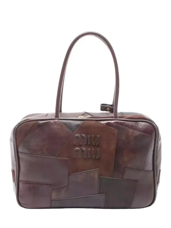 Miu Miu 2010s Beau Tote - Brown