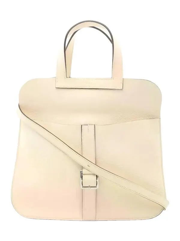 Hermès 2020 31 Halzan Two-way Tote - Neutrals