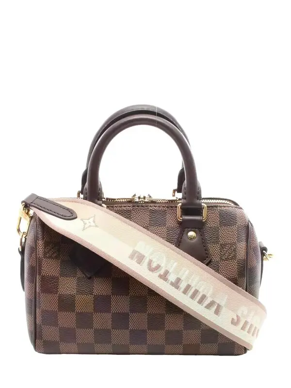 LOUIS VUITTON 2021 Speedy Bandoulière Tote Bag - Brown