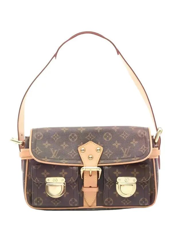 LOUIS VUITTON 2008 Pm Hudson Monogram-canvas Shoulder Bag - Brown