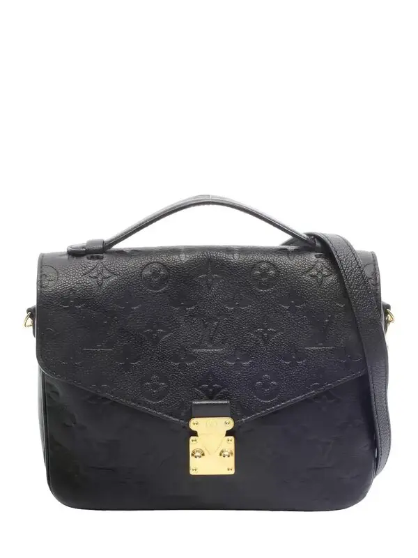 LOUIS VUITTON 2017 Mm Metis Monogram Shoulder Bag - Black
