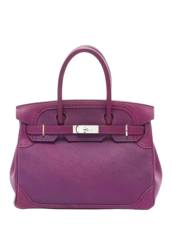 Hermès 2015 Birkin 30 Tote Bag - Purple