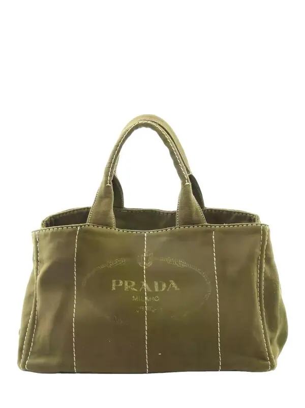 Prada 2000s Kanapa Tote Bag - Brown