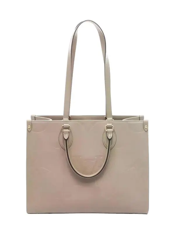 LOUIS VUITTON 2010s On The Go Mm Monogram Tote Bag - Neutrals